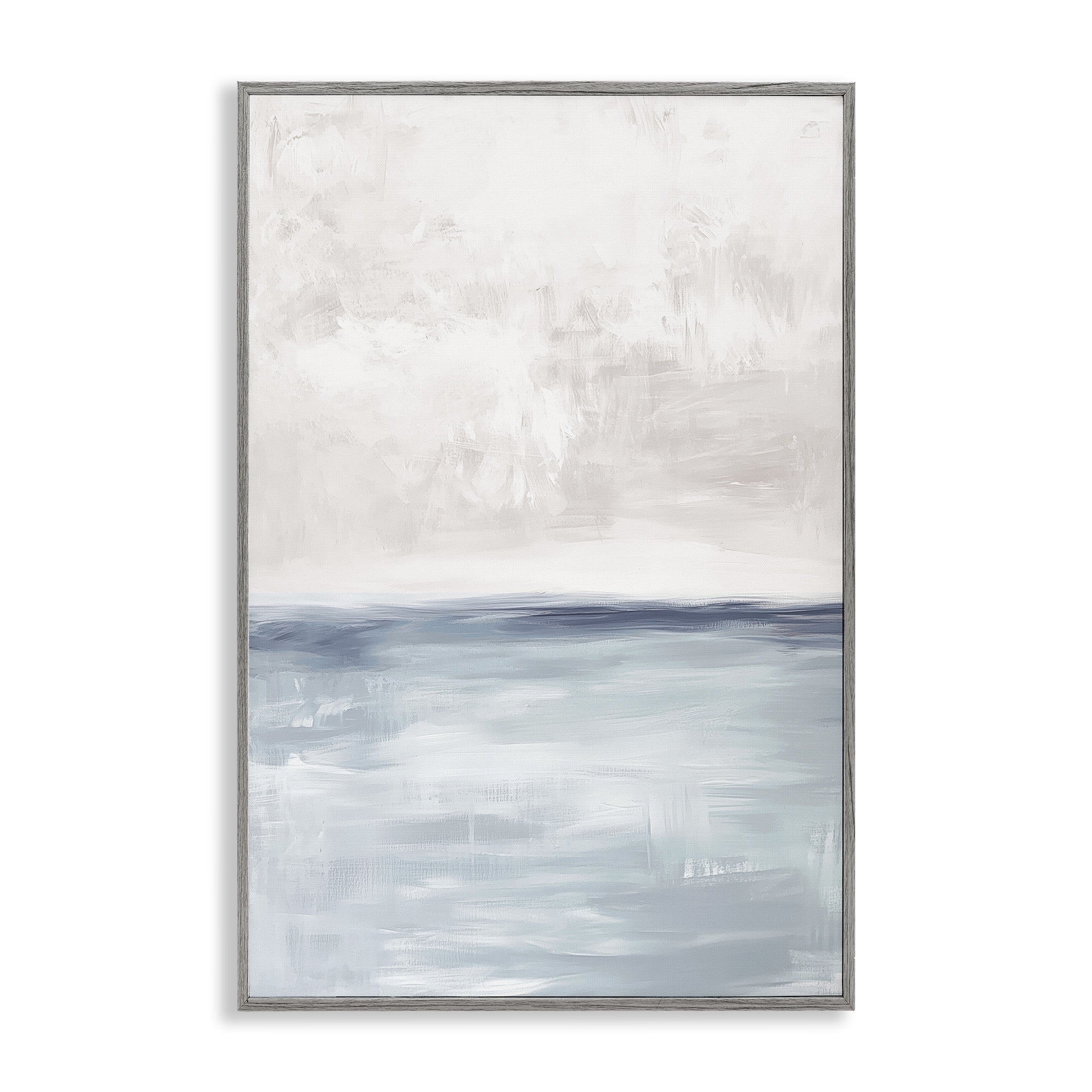 Stupell Industries Winter Zuma Landscape Gray Framed Giclee Art design ...