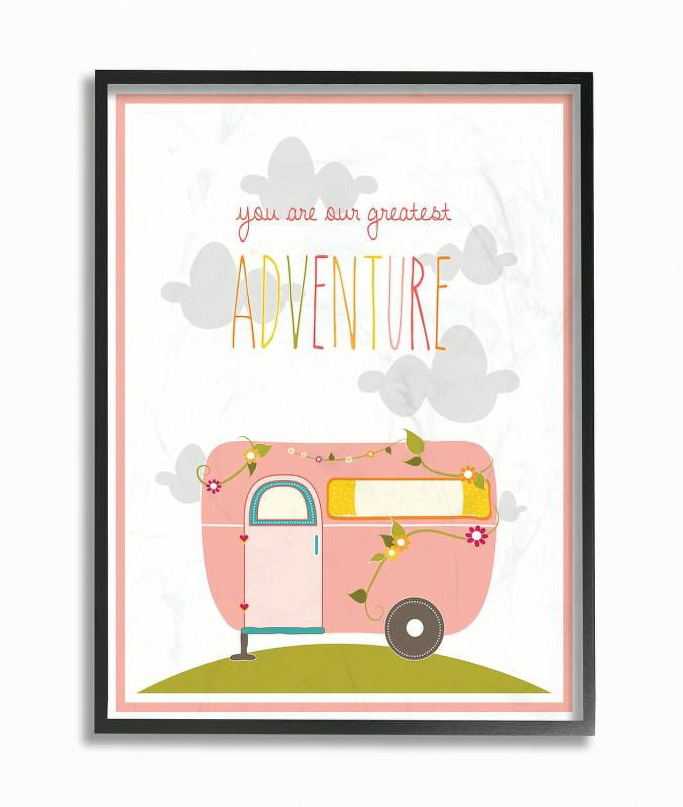 Stupell Industries You Are Our Greatest Adventure Art Wall Plaque, Pink ...