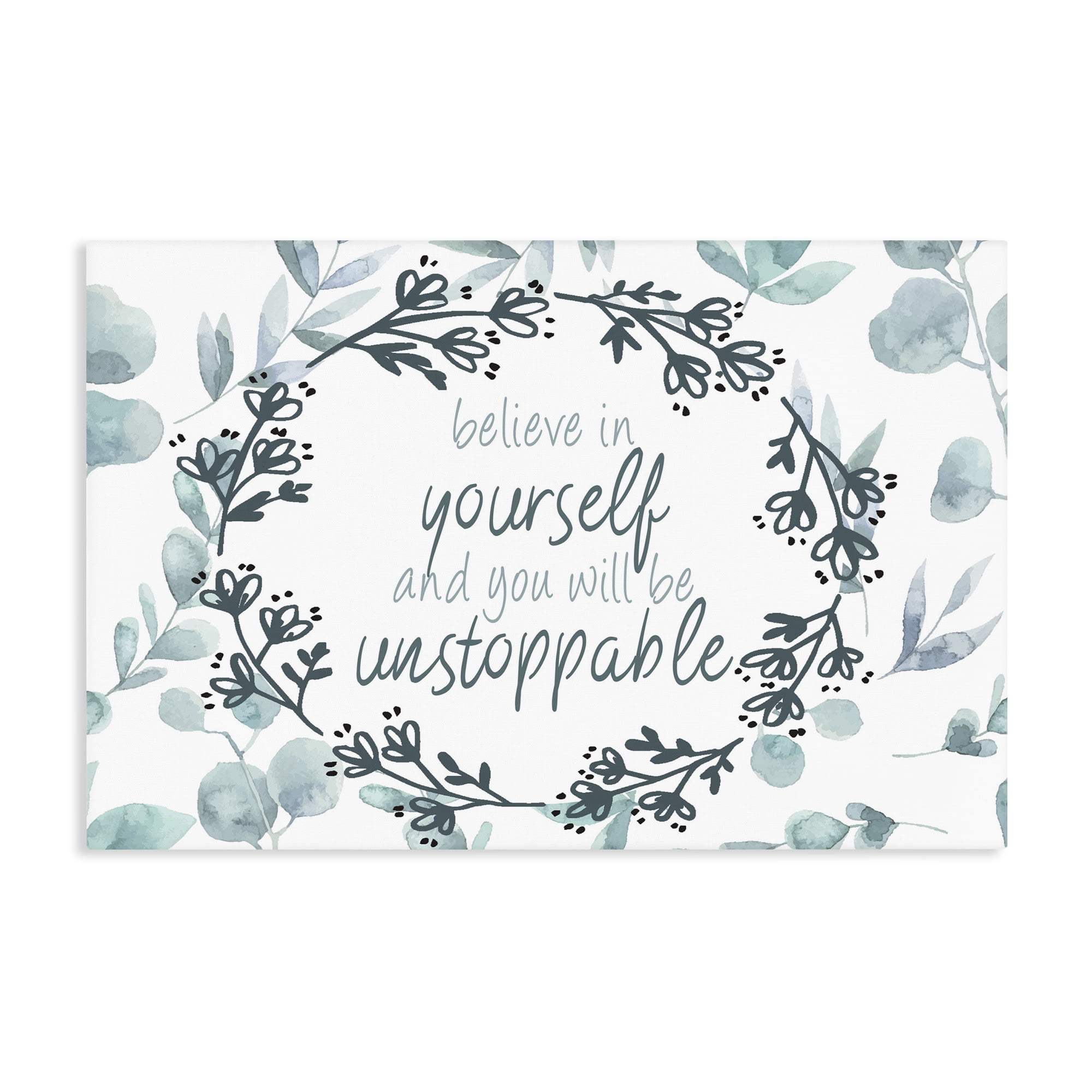 Stupell Industries You Will Be Unstoppable Canvas Wall Art, design by ...