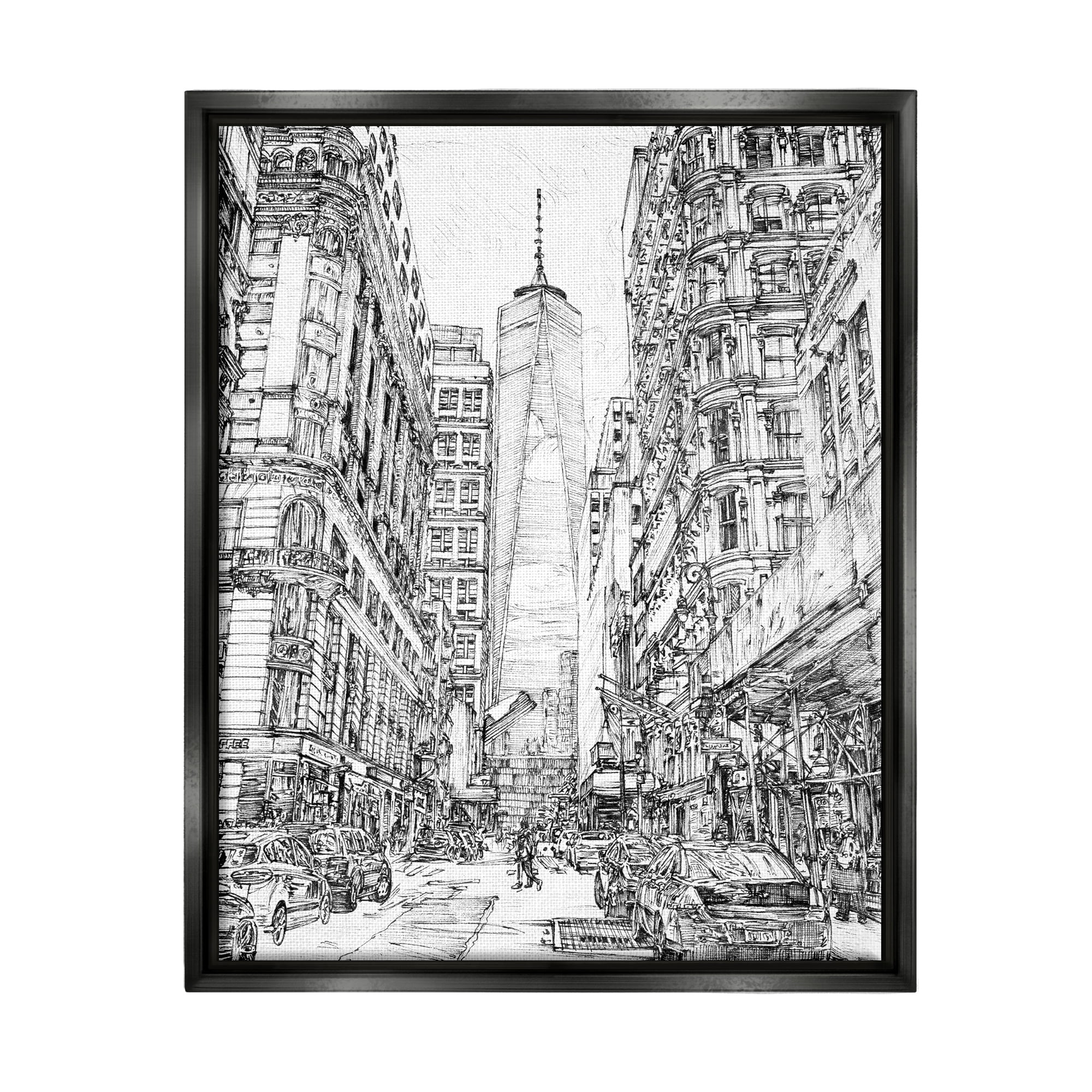 Stupell Urban City Metropolis One World Trade Center Travel & Places ...