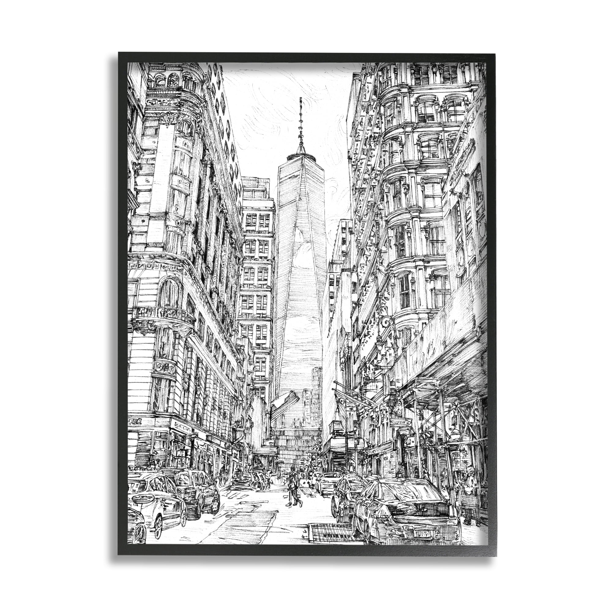 Stupell Urban City Metropolis One World Trade Center Travel & Places ...