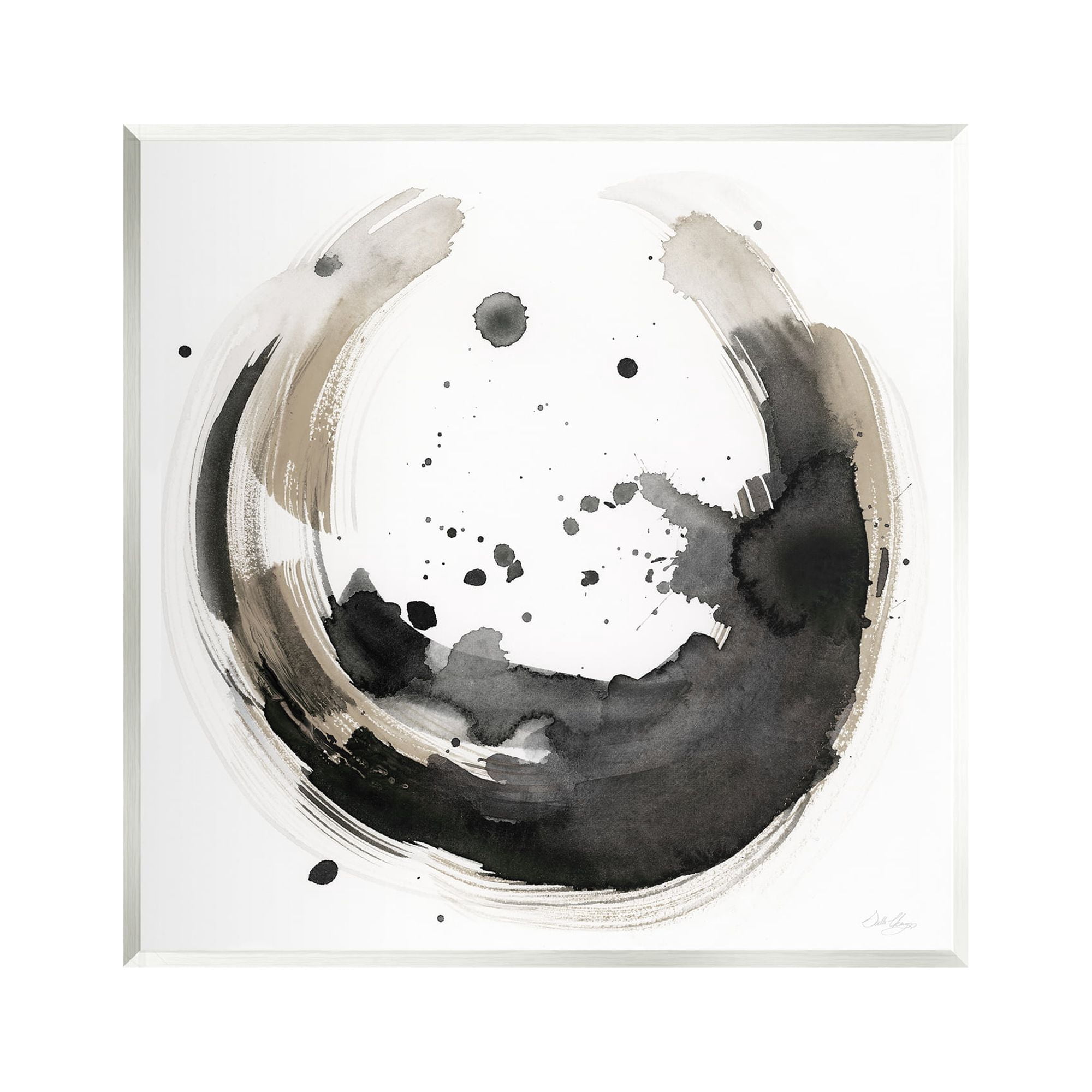 Stupell Urban Infinity Curved Abstract Painting - 12x12 Inches ...