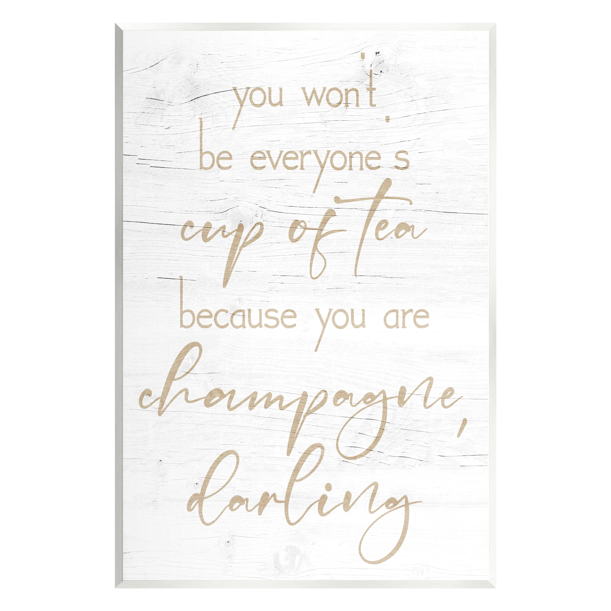 Stupell You Are Champagne Darling Encouragement Food & Beverage ...