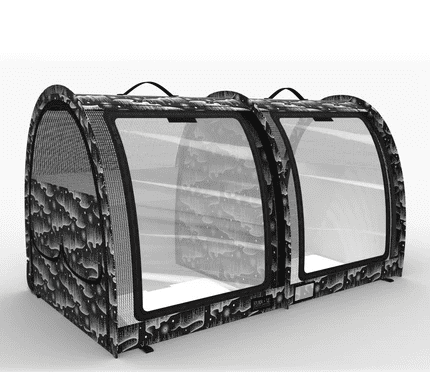 Sturdi Products Pop-Up Kennel - Double Vinyl Door – Skylight (Limited ...