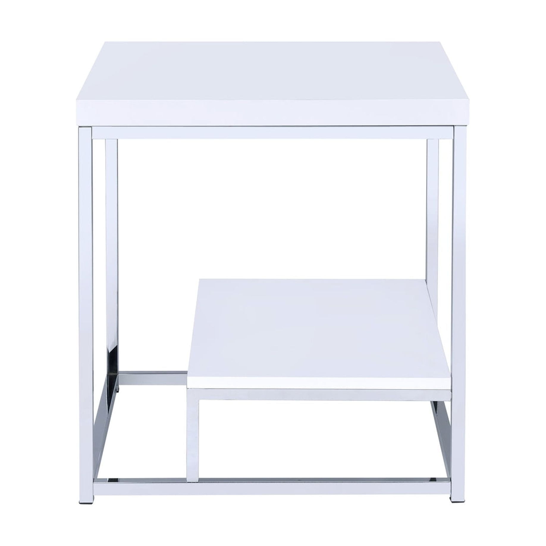 Scratch - Resistant PVC End Table / For Bedroom or Living Room / Sturdy ...