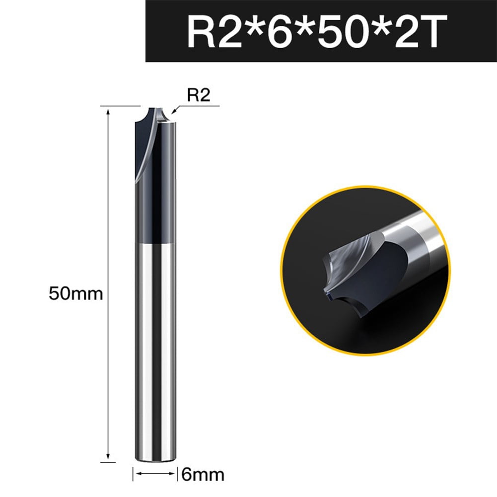 Sturdy 2T Corner Rounding Cutter R0 5 R6 0 for Cost Effective Machining ...