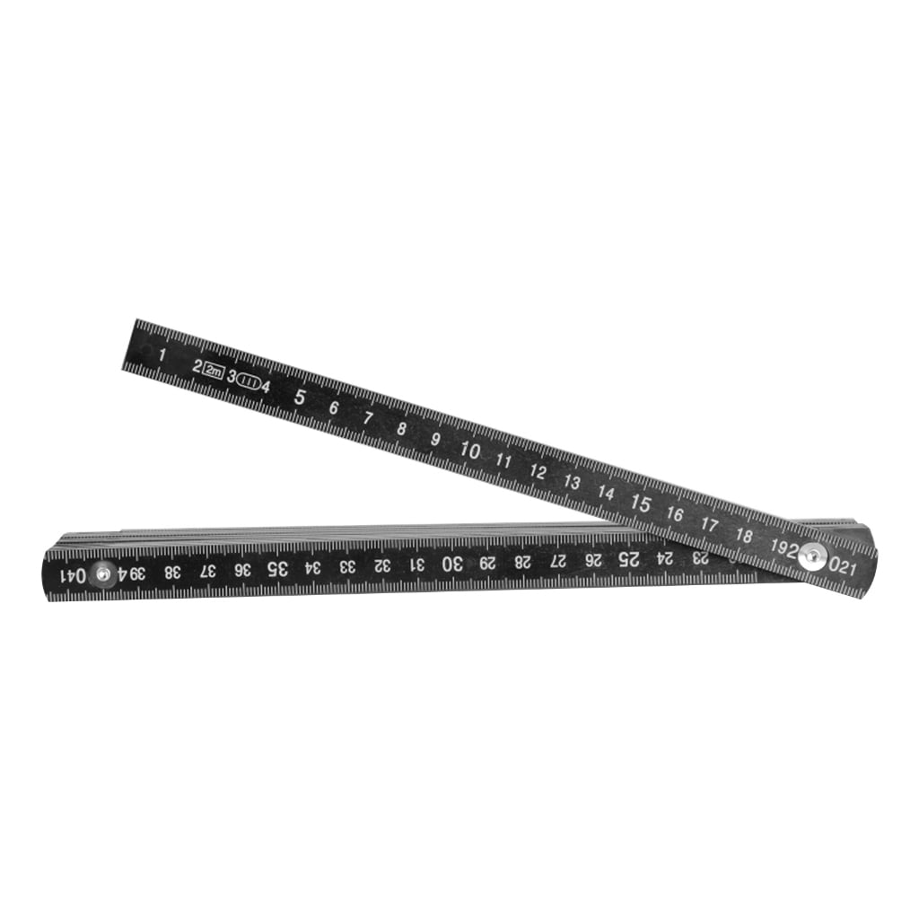 Sturdy 2m Folding Ruler With Metal Rivets Portable Measuring Stick For ...