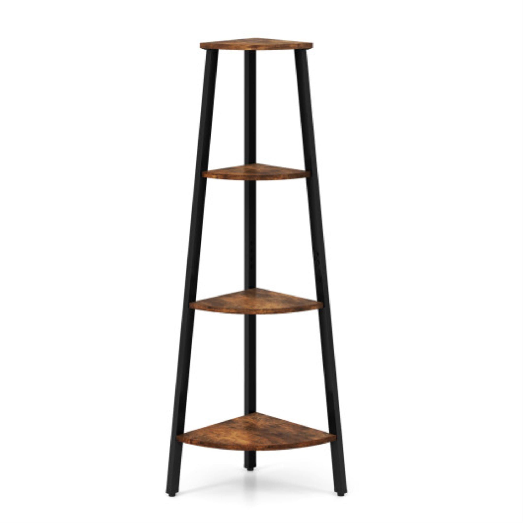 Sturdy 4-Tier Corner Shelf: Elegant, Compact, and Secure Storage ...