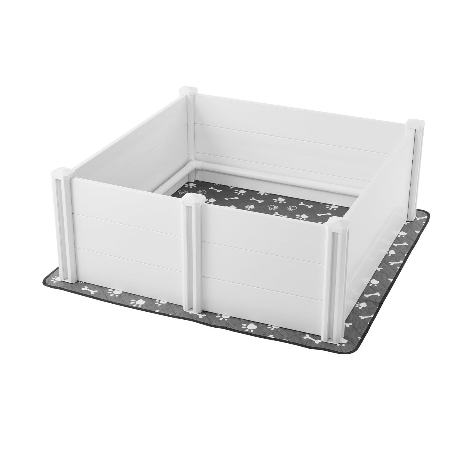 Sturdy 48x48x18.1 Inch Whelping Box for Large Dogs – Features an Easy ...