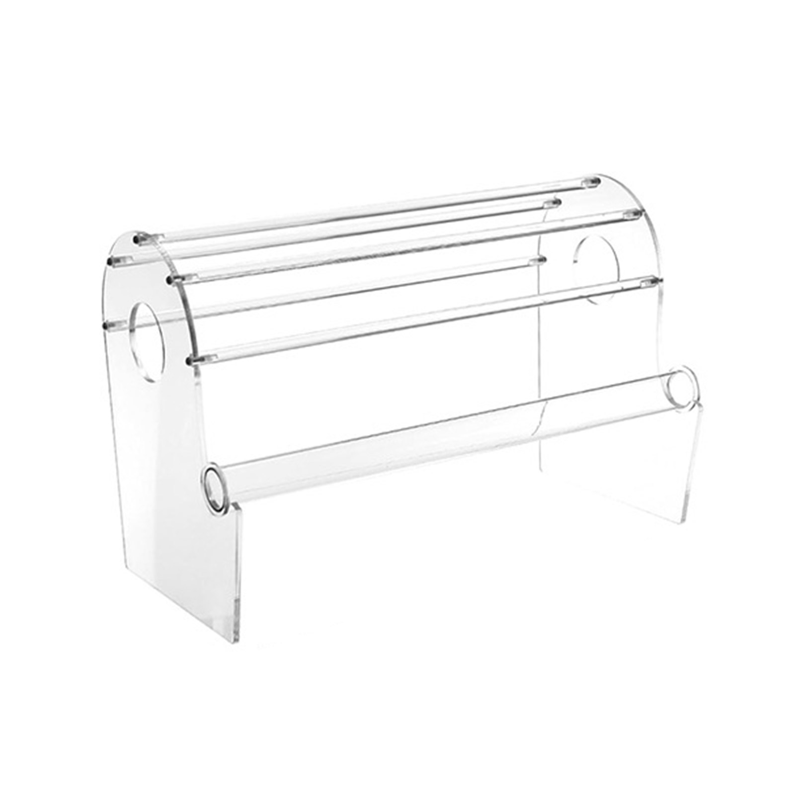 Sturdy Acrylic Headband Organizers Space Saving Double Tiered Acrylic ...