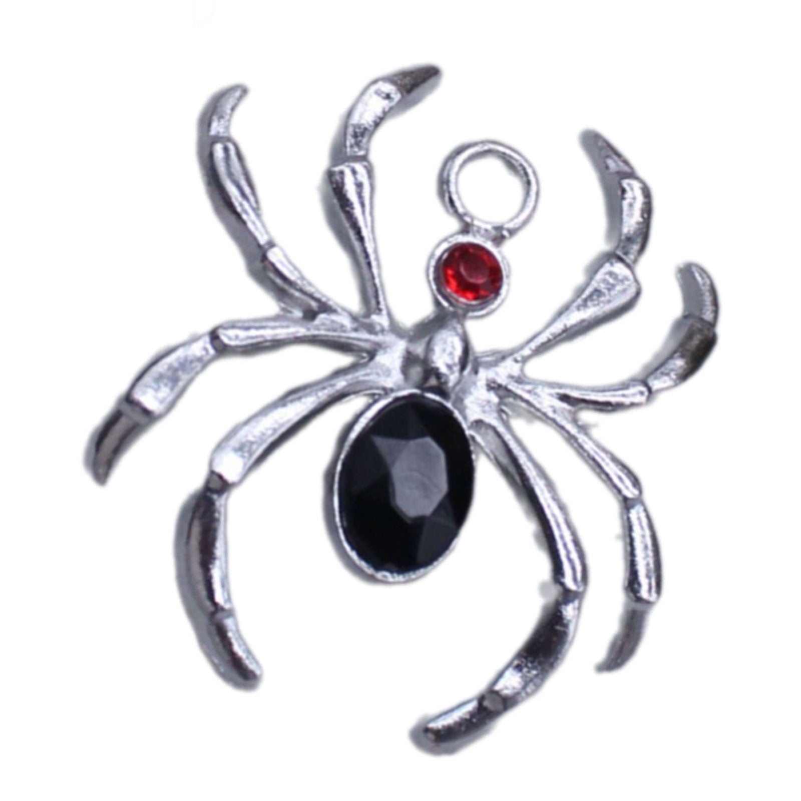 Sturdy Alloy Spiders Charm With Rhinestones Creative Jewelry Making ...