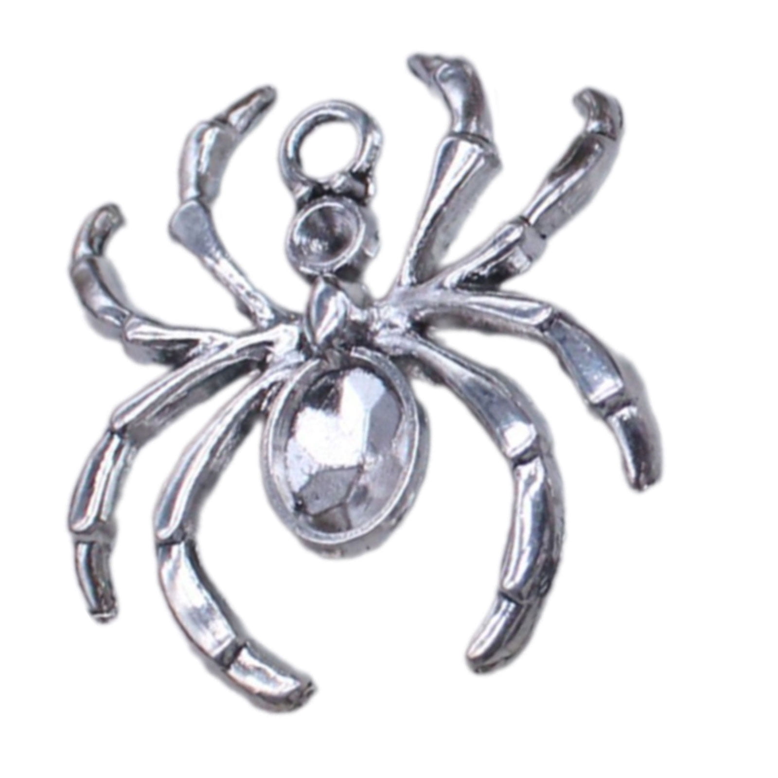 Sturdy Alloy Spiders Charm With Rhinestones Creative Jewelry Making ...