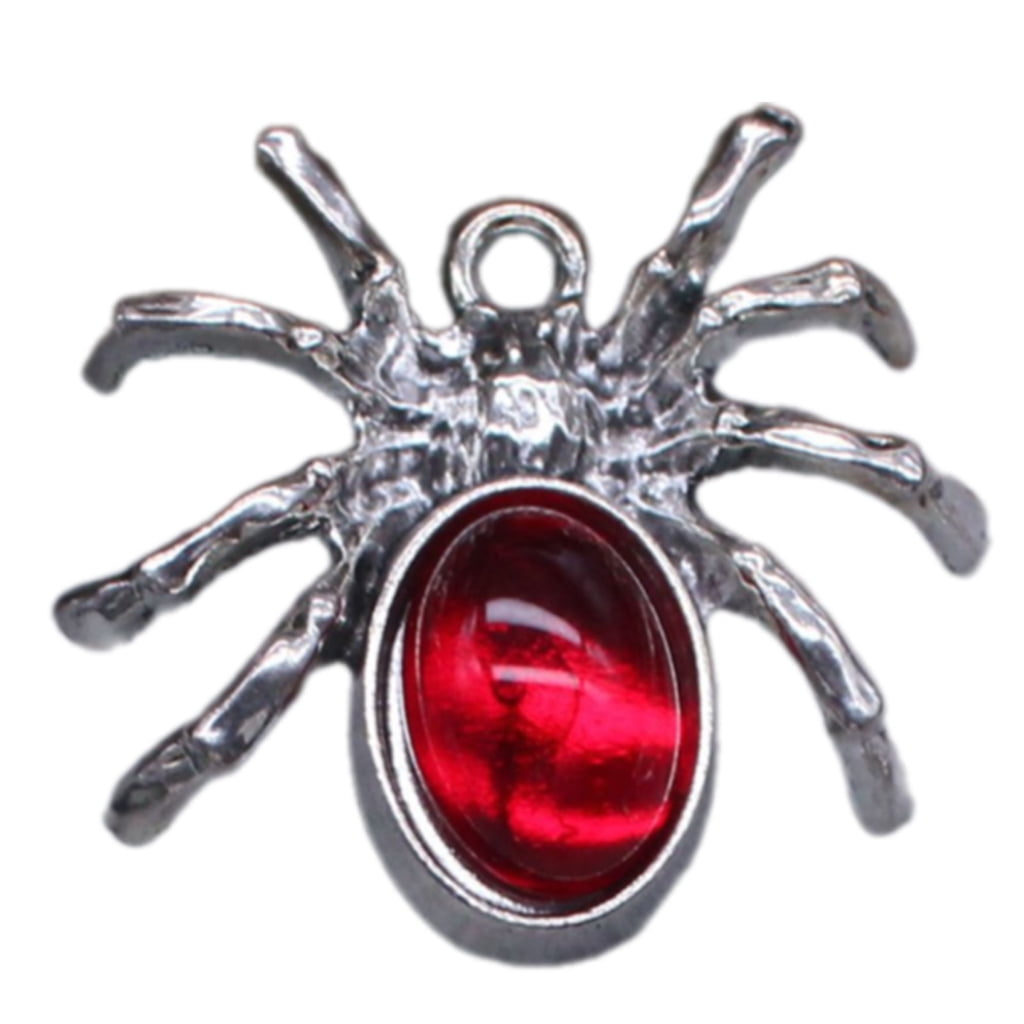 Sturdy Alloy Spiders Charm With Rhinestones Creative Jewelry Making ...