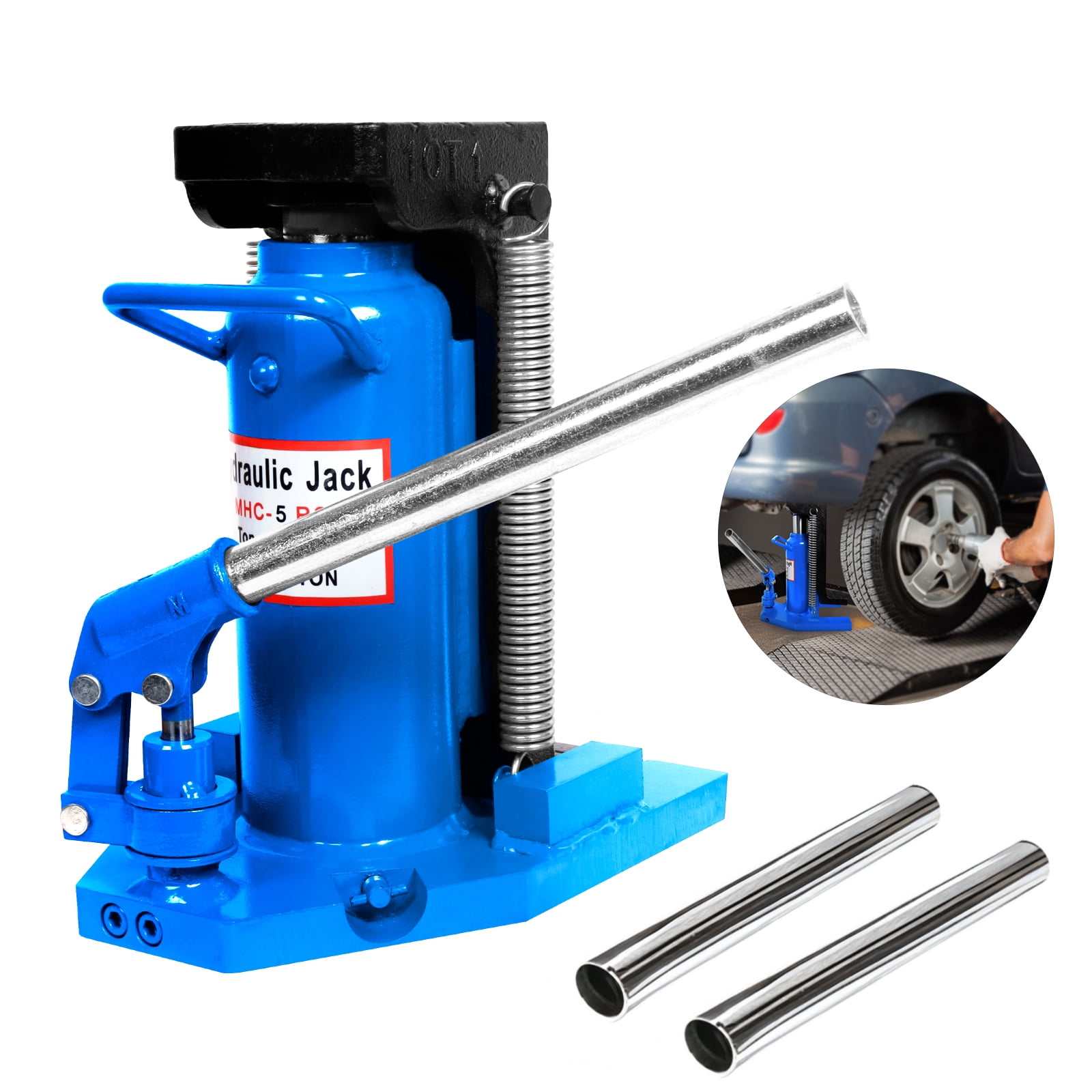 Sturdy Alloy Steel Toe Lift, 53.5 lb Lifting Jack, 5T/10T Hydraulic for ...