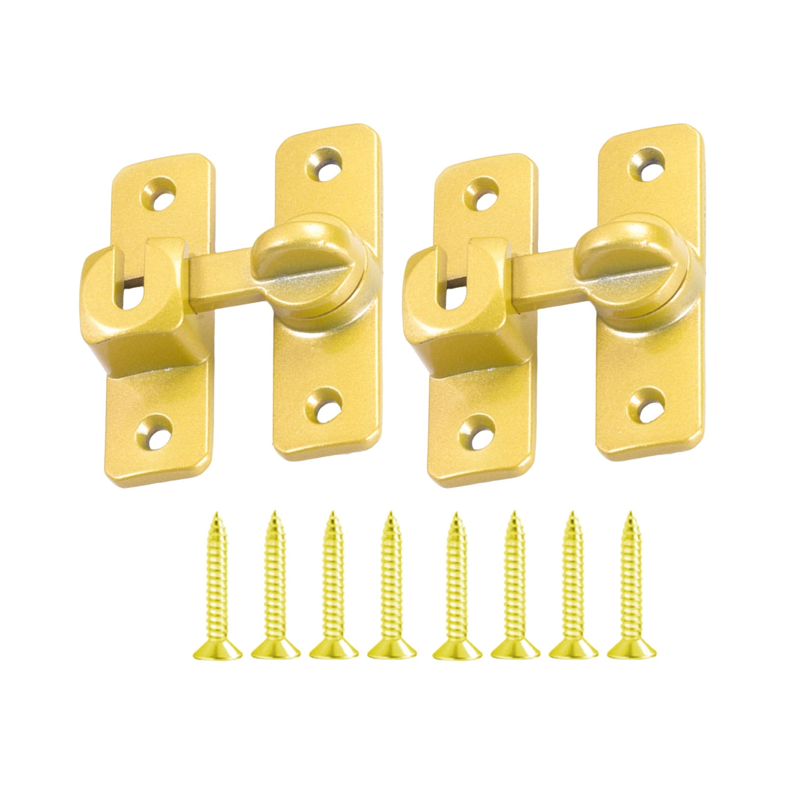 Sturdy Aluminum Alloy Sliding Door Lock Without Drilling Need Accessory ...