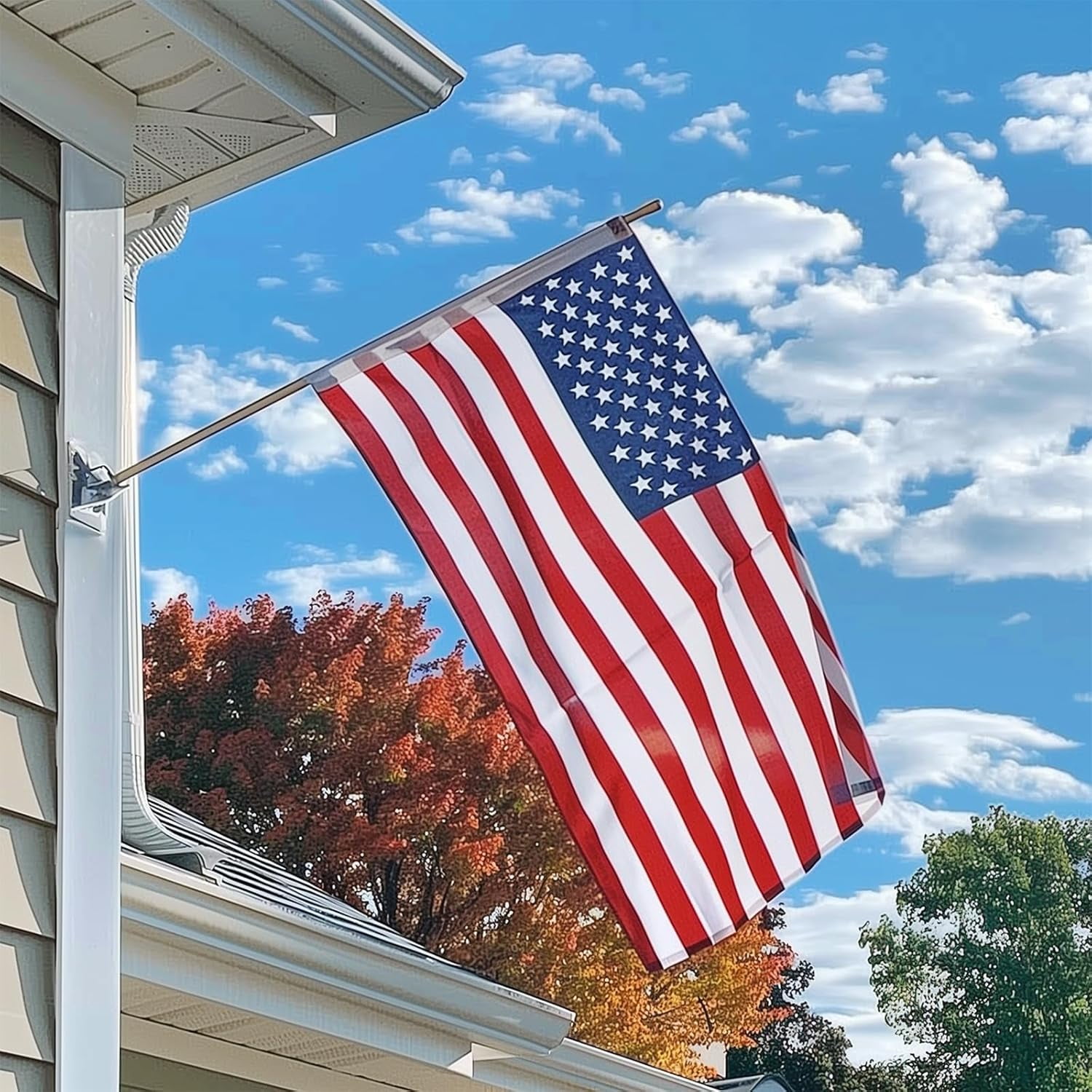 Sturdy American Flag 4x6 FT Outdoor, Heavy Duty 420D Nylon Longest ...