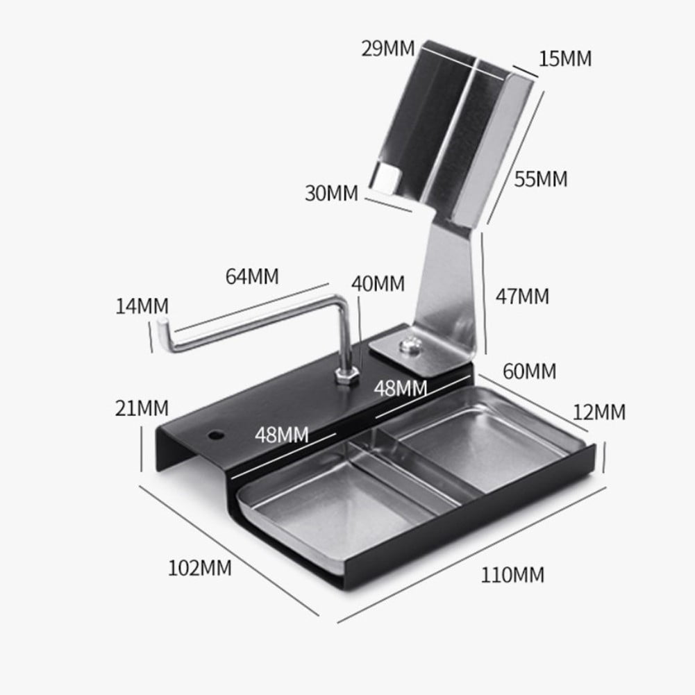 Sturdy And Efficient Metal Soldering Iron Stand With Secure Spring ...