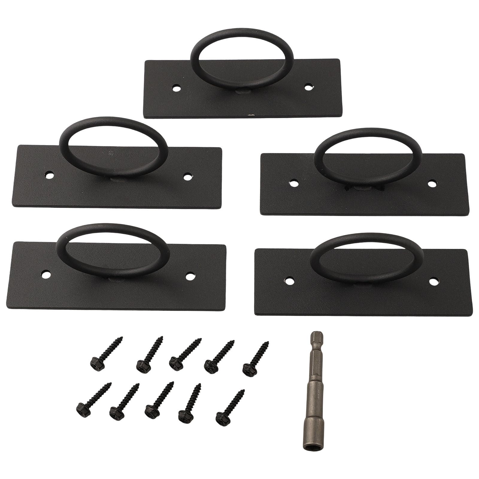 Sturdy And Versatile Black Rope Bracket for Secure And Neat Outdoor ...