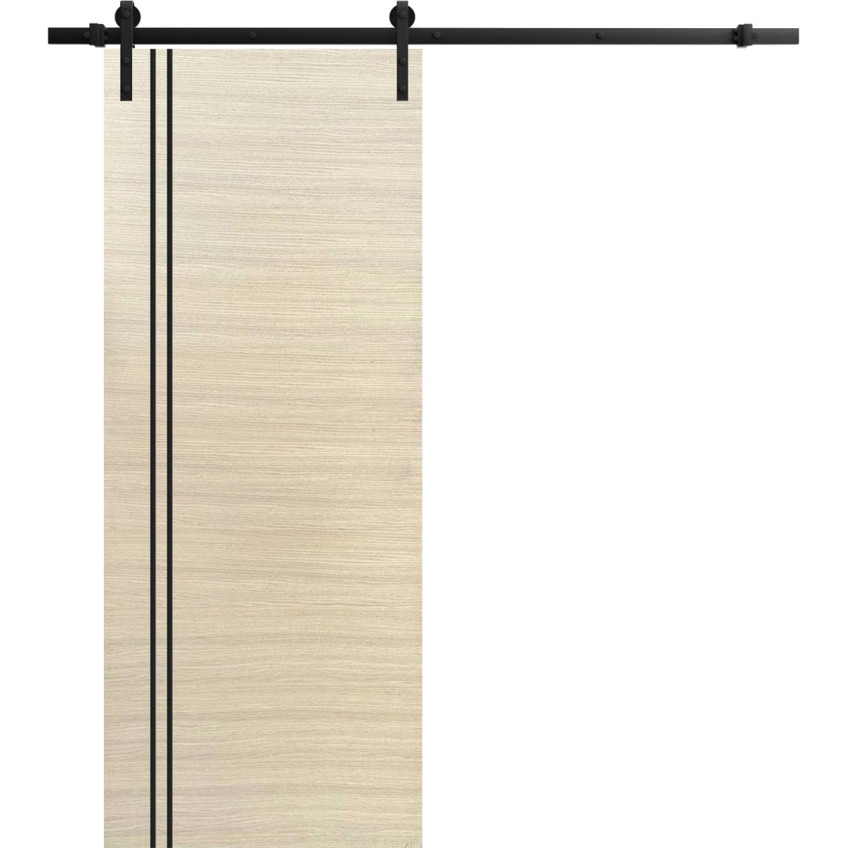 Sturdy Barn Door 24 x 84 inches | Planum 0016 Natural Veneer with ...