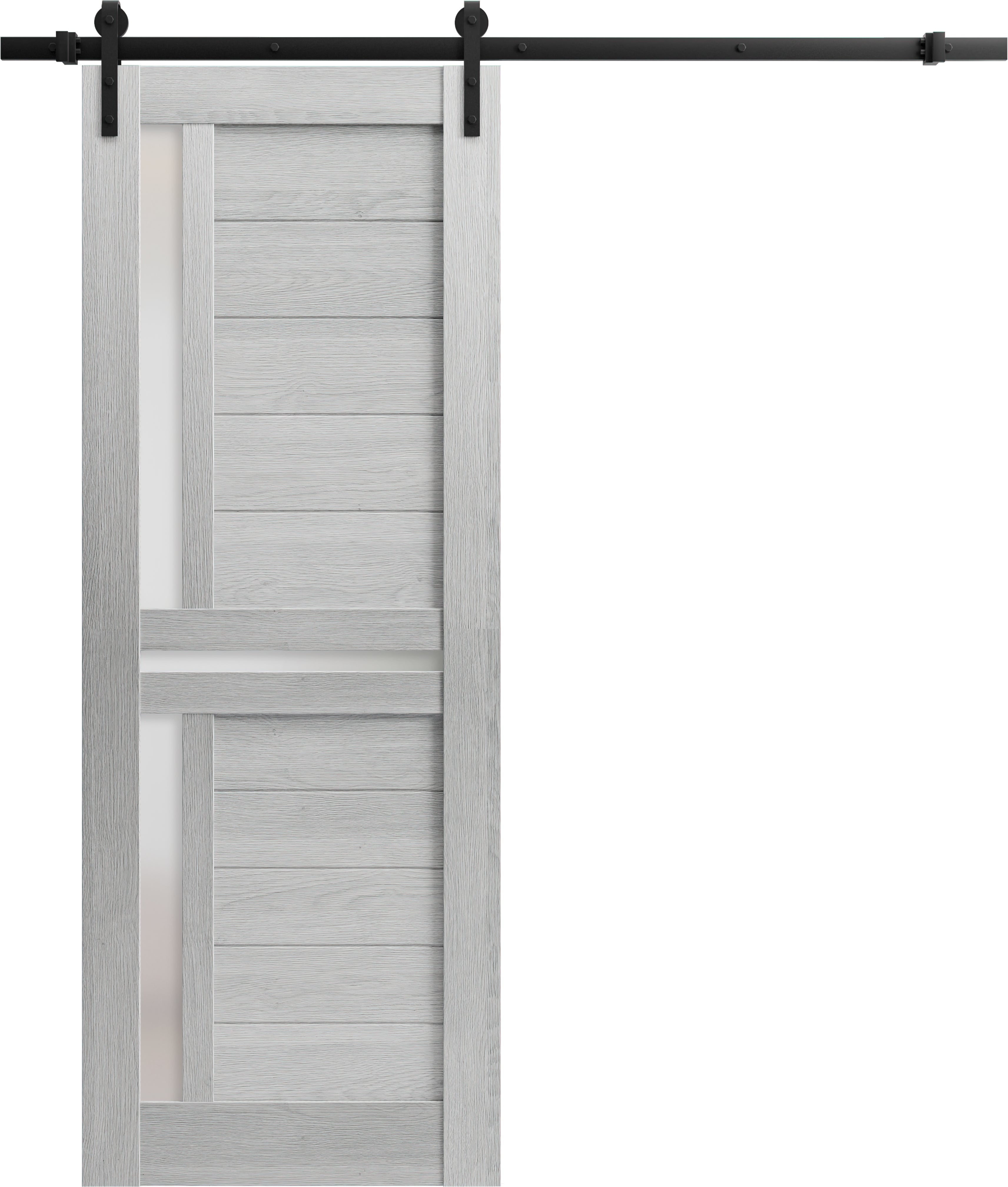 Sturdy Barn Door 28 x 80 inches | Veregio 7288 Light Grey Oak with ...