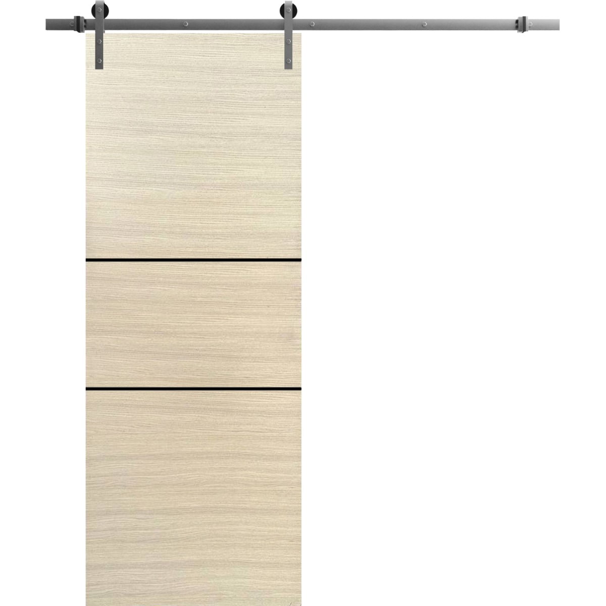 Sturdy Barn Door 28 x 84 inches | Planum 0014 Natural Veneer with ...