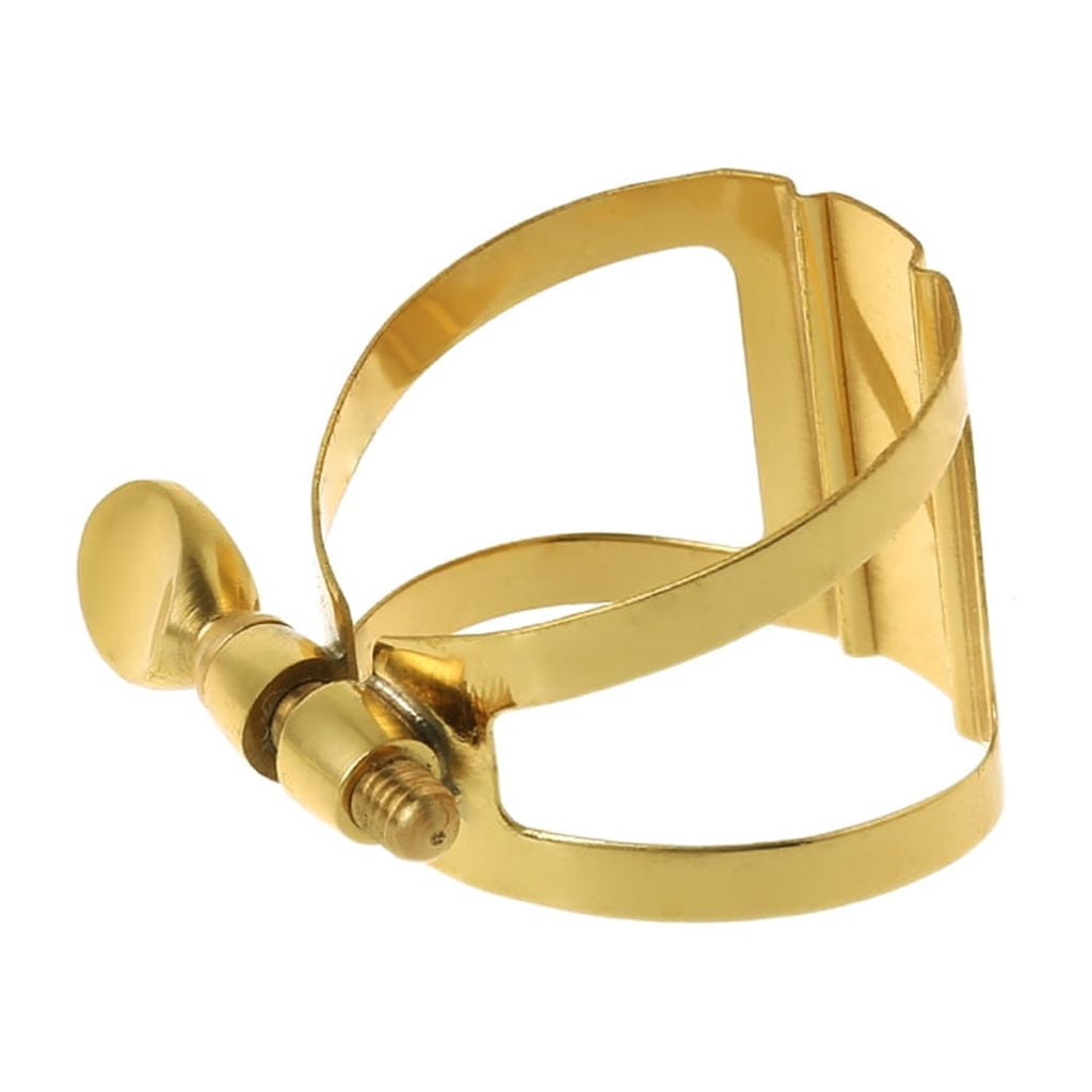 Sturdy Brass Alto/Tenor Sax Saxophone Ligature Fastener Golden Color ...