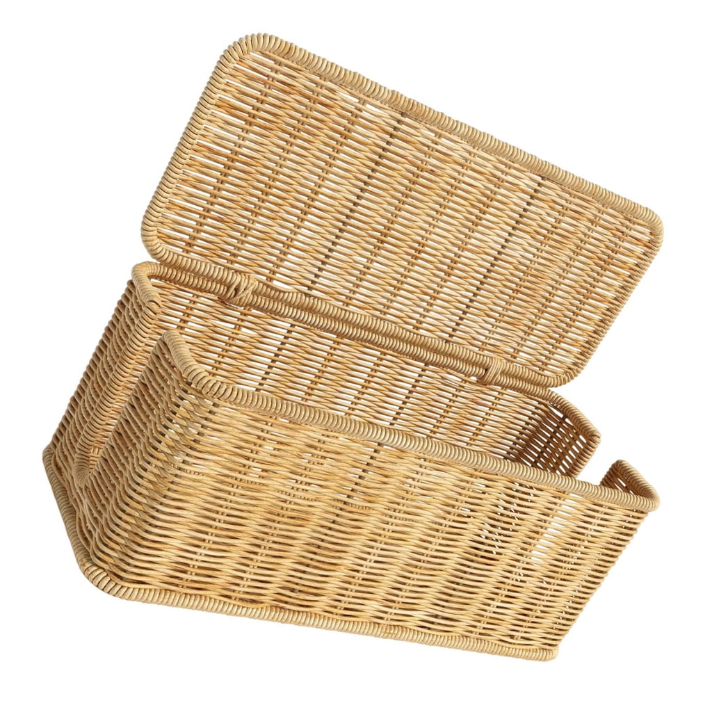 Sturdy Cable Storage Organizers Handwoven Natural Fiber Hide Wire Under ...