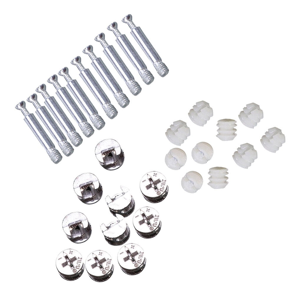 Sturdy Cam Bolt Nuts Anti Rust Fasteners Furniture Connecting Dowels 24 ...