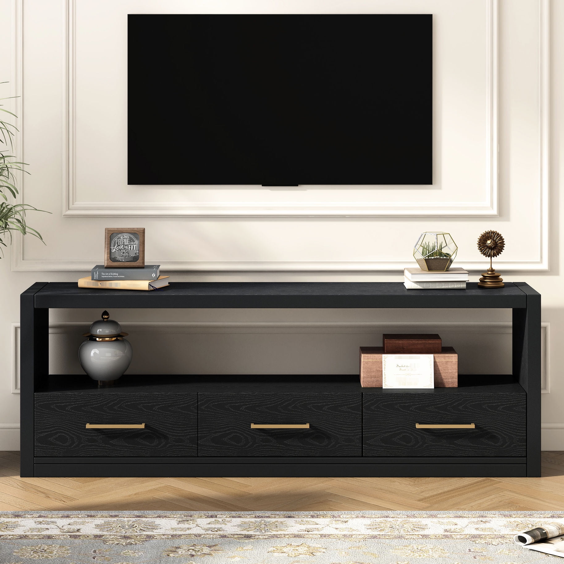 Sturdy Construction - Smooth Finish for Easy Maintenance - TV Display ...