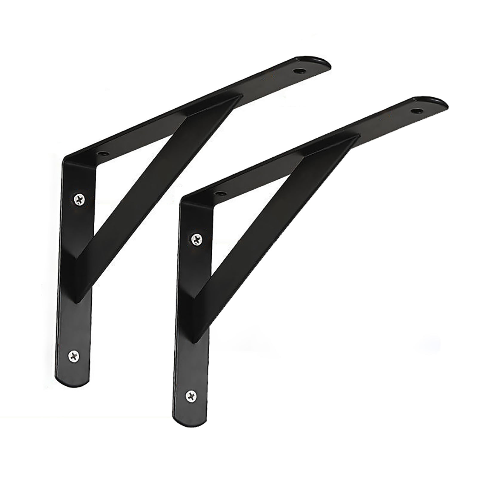 Sturdy Corner Shelf Bracket, White Metal Shelf Bracket, L Shaped Shelf ...