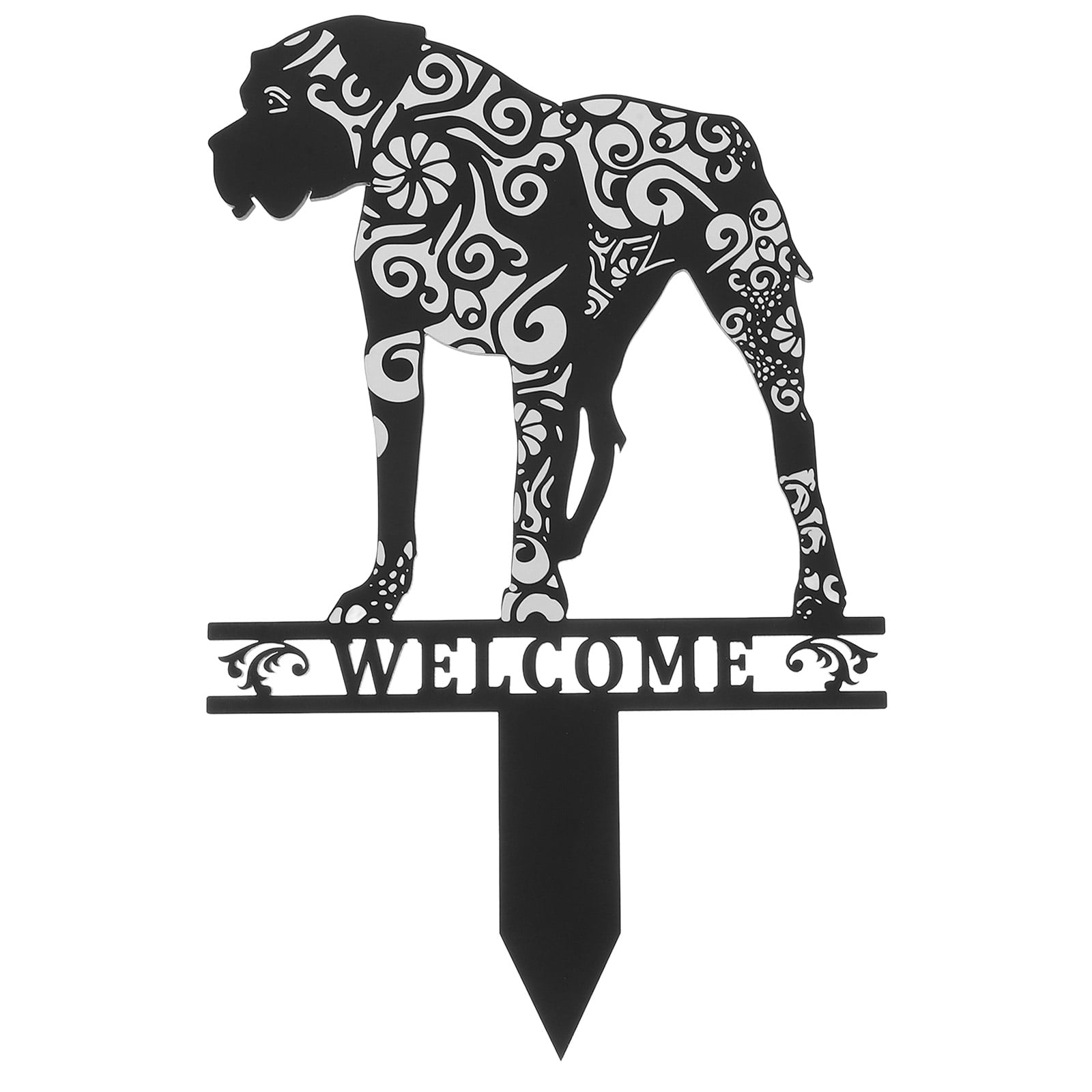 Sturdy Dog Stake Garden Animal Yard Decoration with Dog Design ...