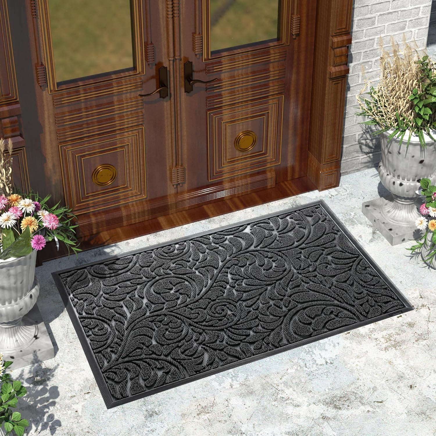Sturdy Door Mat, Heavy Duty Front Welcome Mats for Home Entrance ...