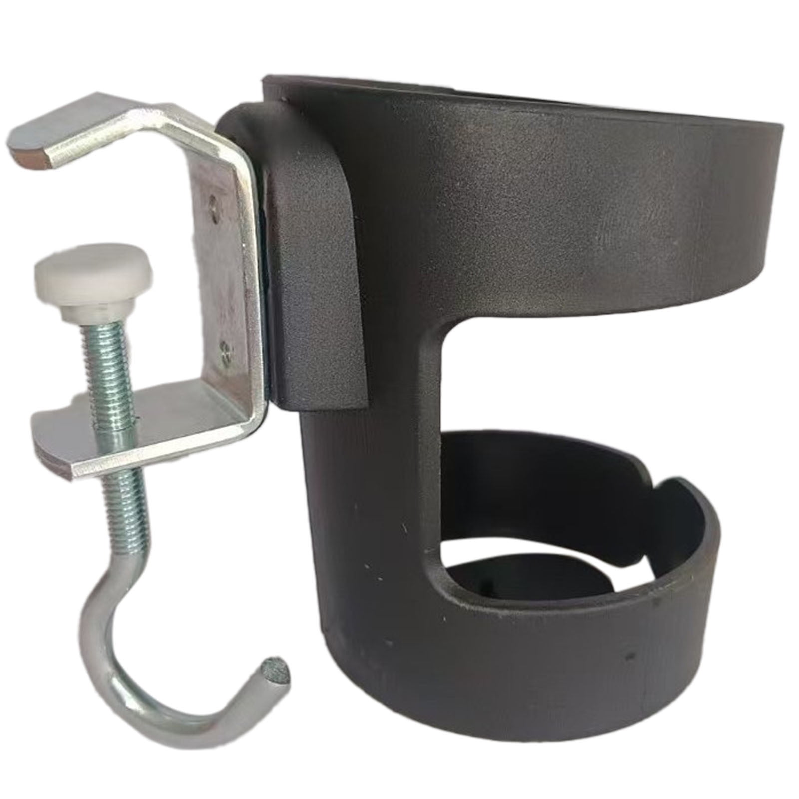 Sturdy No Drill Cup Holder for Table Edge & Chair â Adjustable Glass ...