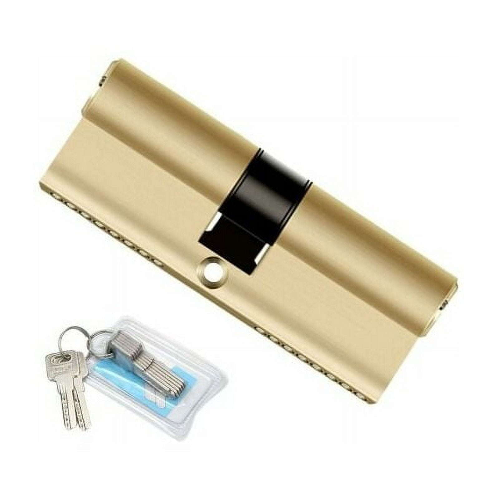 Solid Brass Euro Profile Lock Cylinder with Antidrill and Anti-pick ...