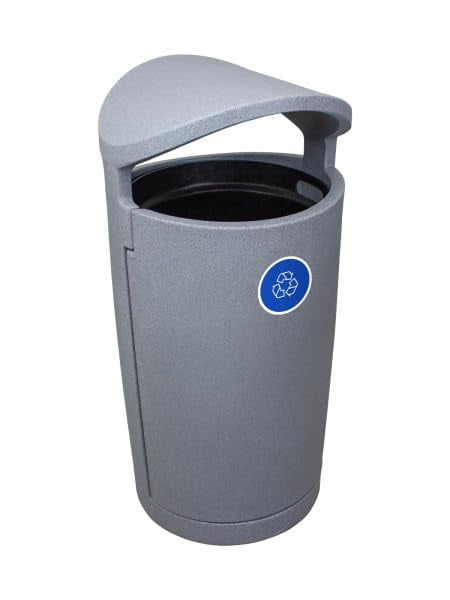 Sturdy Essentials Modern 36 Gallon European Style Indoor or Outdoor ...