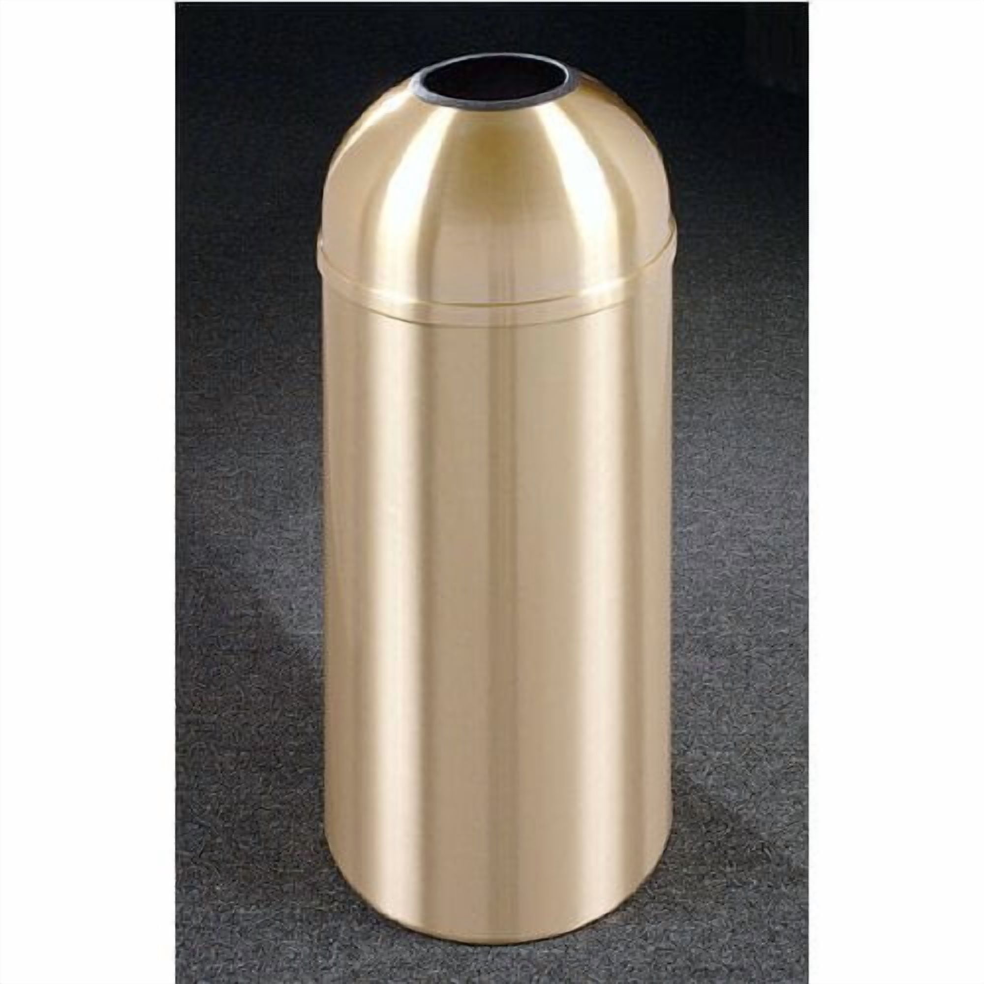 Sturdy Essentials Olympus 16 Gallon Trash Receptacle | Heavy-Duty Brass ...
