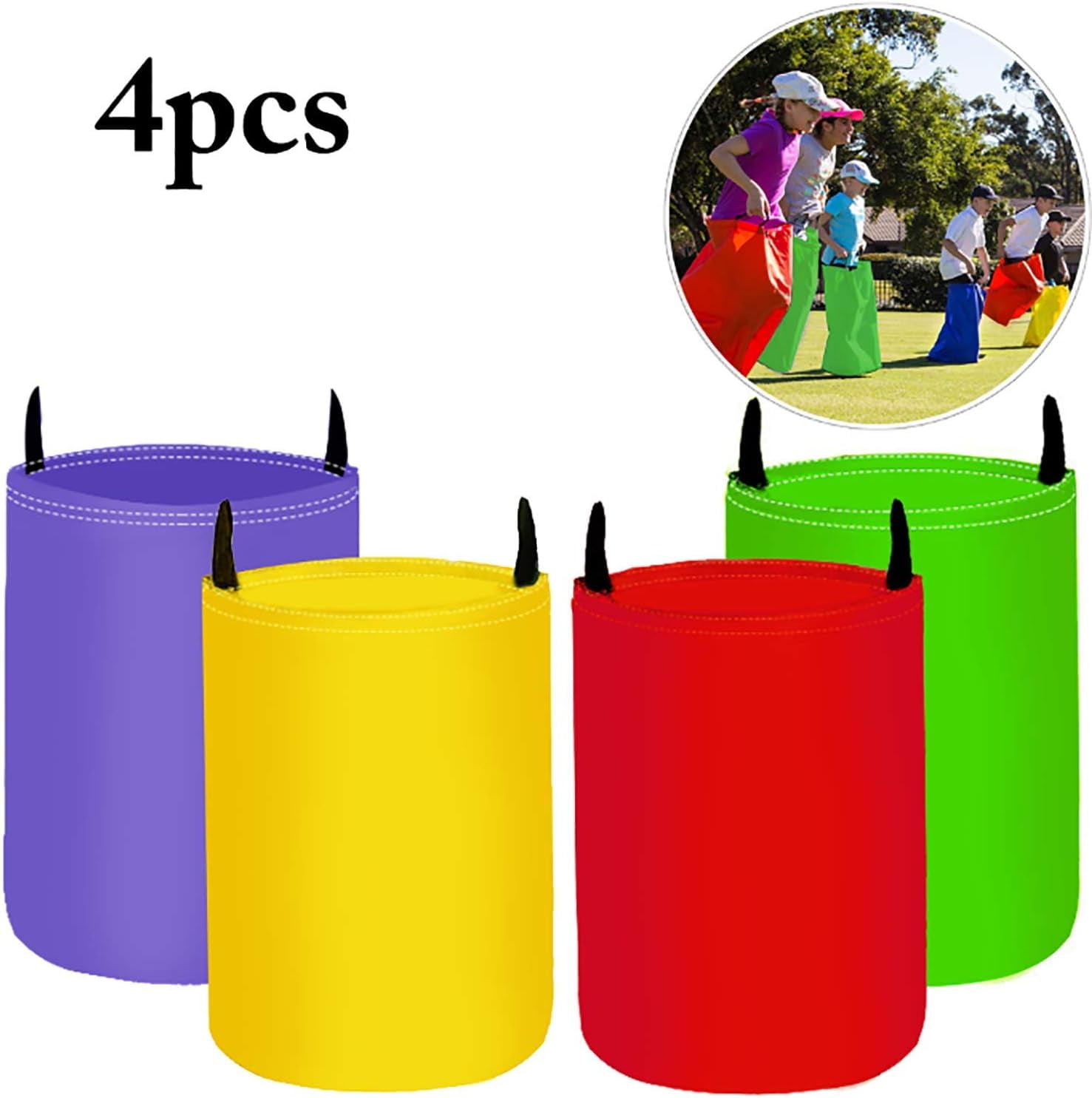 Sturdy Fabric Race Bags For All-Age Fun, Breathable Canvas Sack Race ...