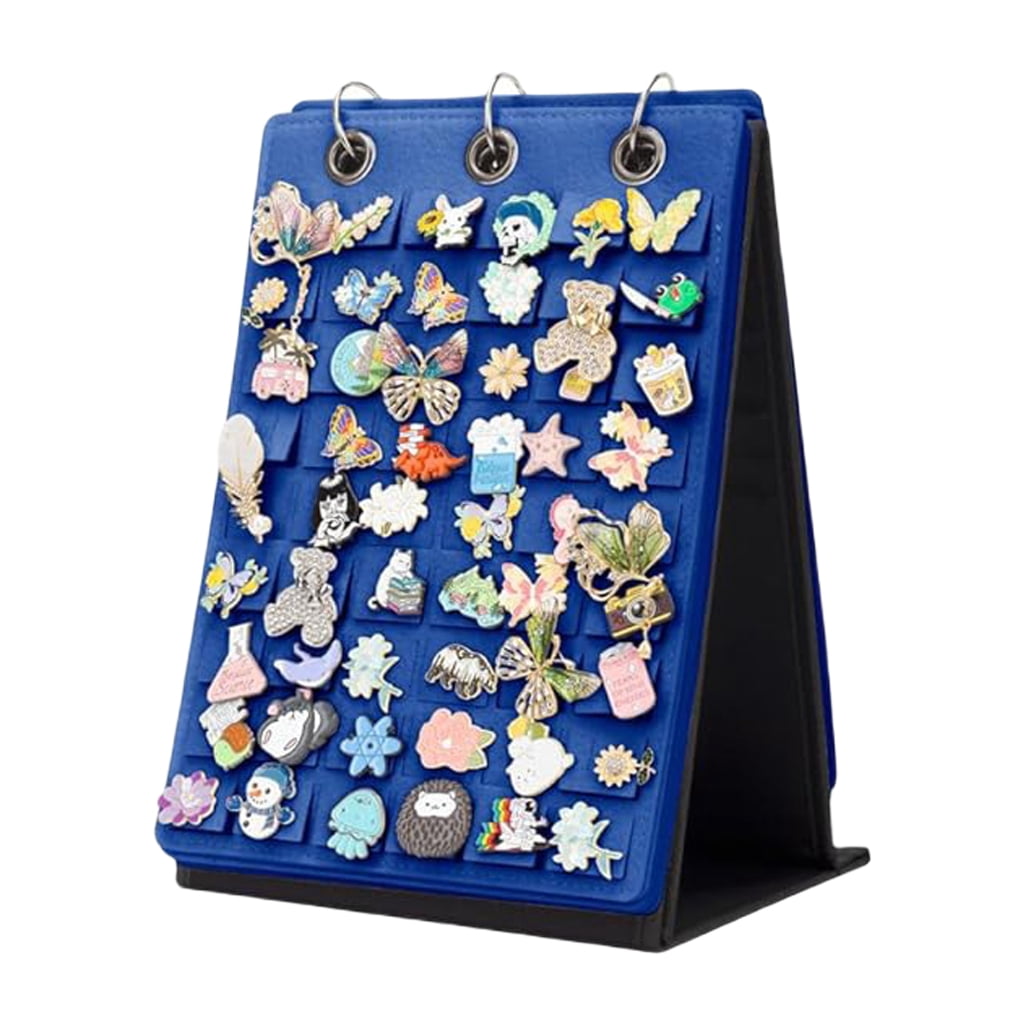 Sturdy Felt Jewelry Display Rack For Pins and Badges Rotating Designs ...