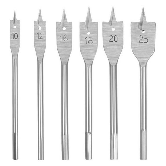 Sturdy Flat Drill Bit Set With Enhanced Edges Geometry For Boring In ...