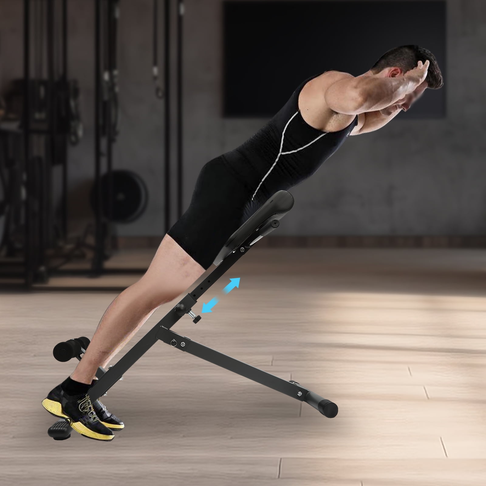 Sturdy Foldable Dumbbell Stool – 5-Stage Adjustment, Multiple Workouts ...