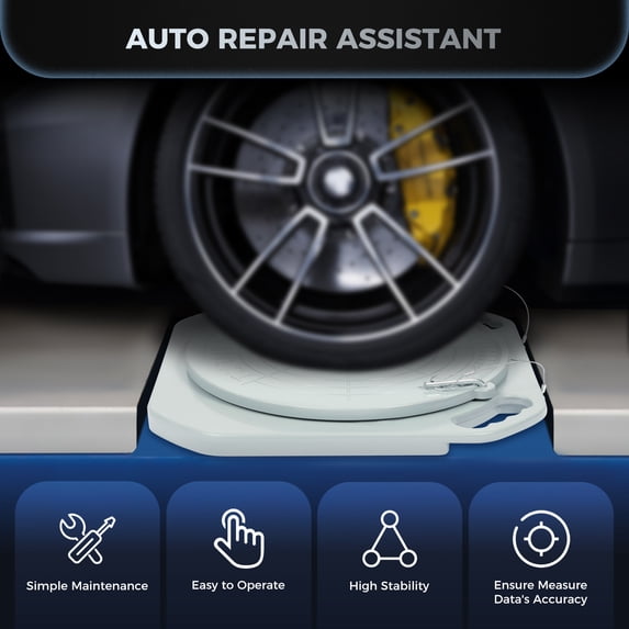 Sturdy Front End Wheel Alignment Turn Plates with 6613lbs Capacity ...