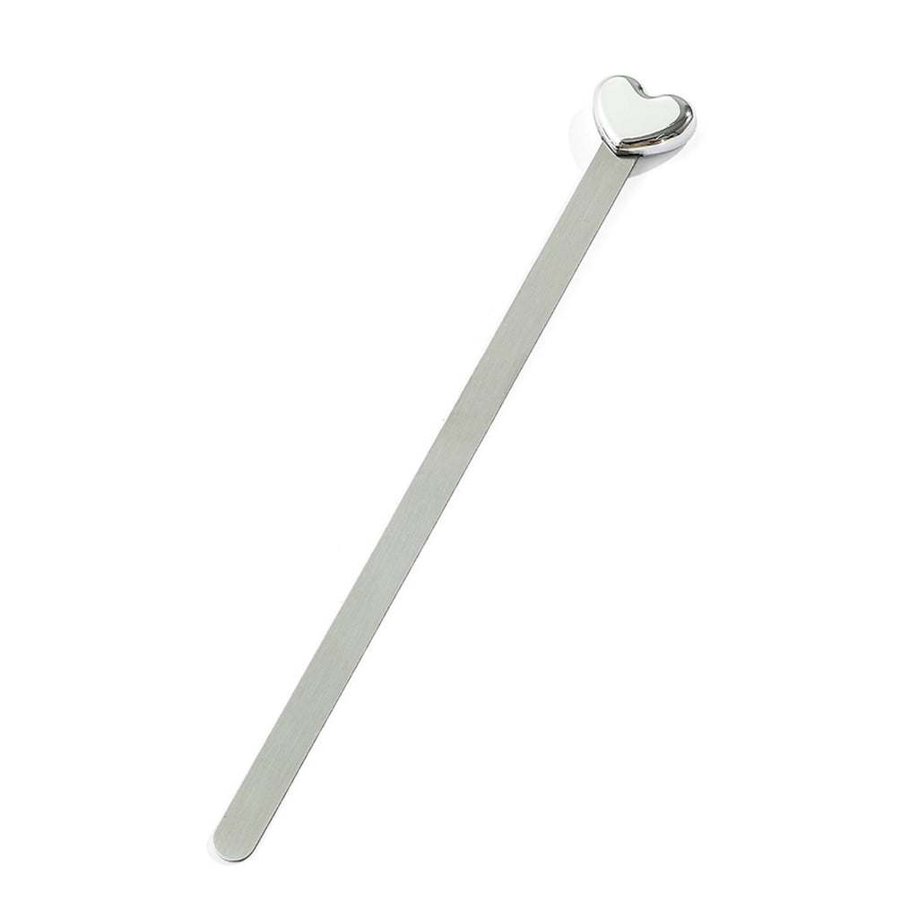 Metal Heart Shaped Bookmarks Safe Rounded Edges Perfect School Reading ...