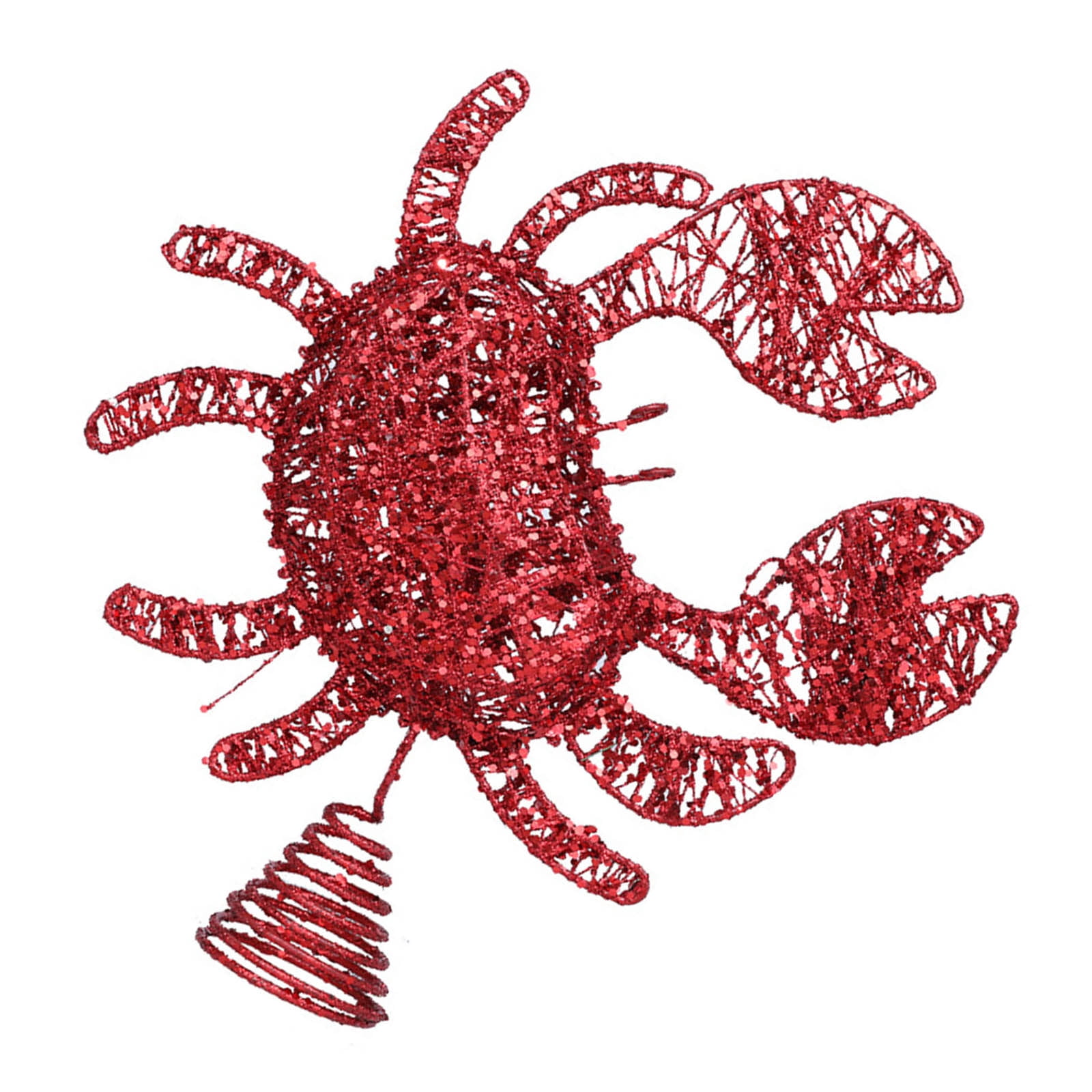 Sturdy Iron Crabs Tree Toppers Decoration Festives Centerpieces For ...