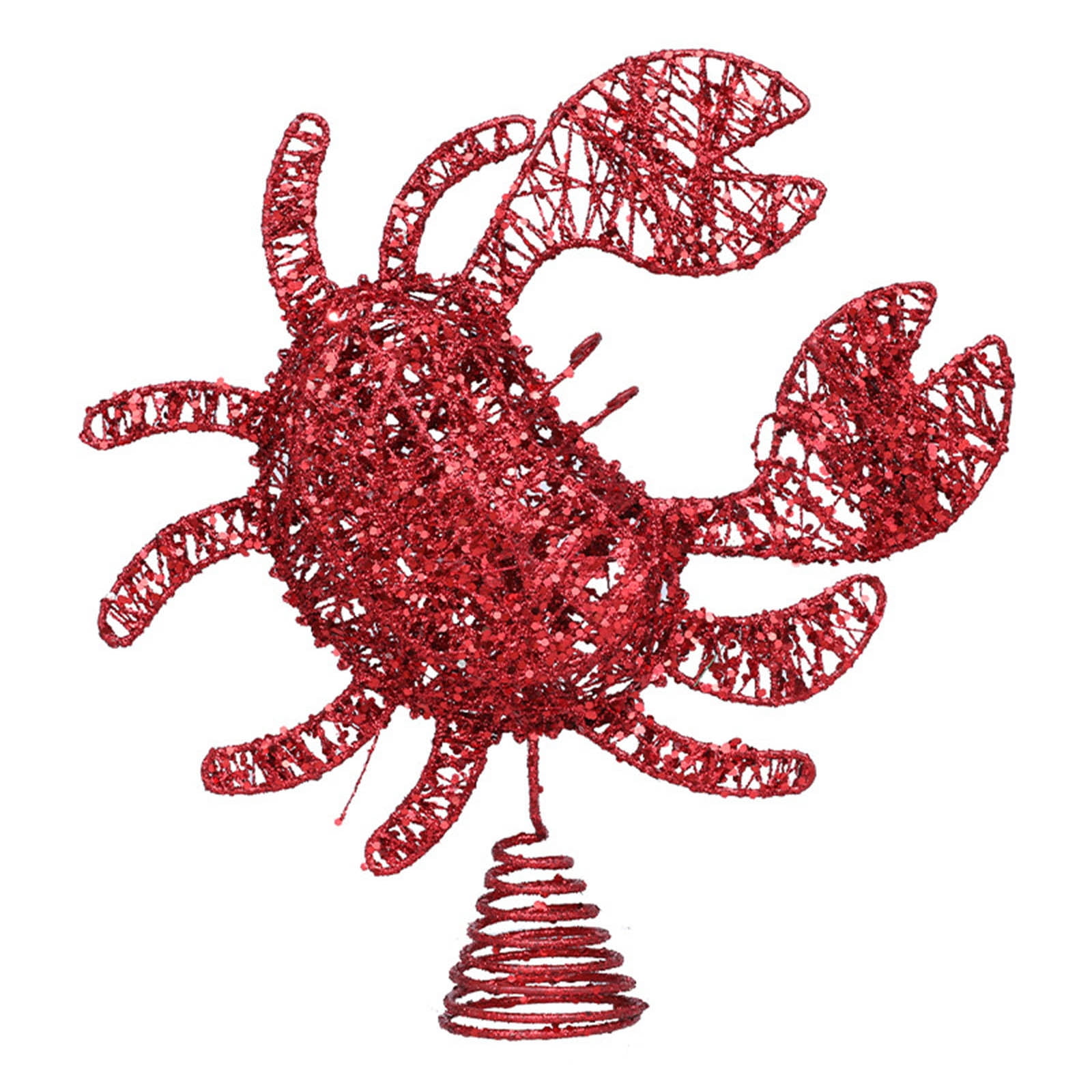 Sturdy Iron Crabs Tree Toppers Decoration Festives Centerpieces For ...