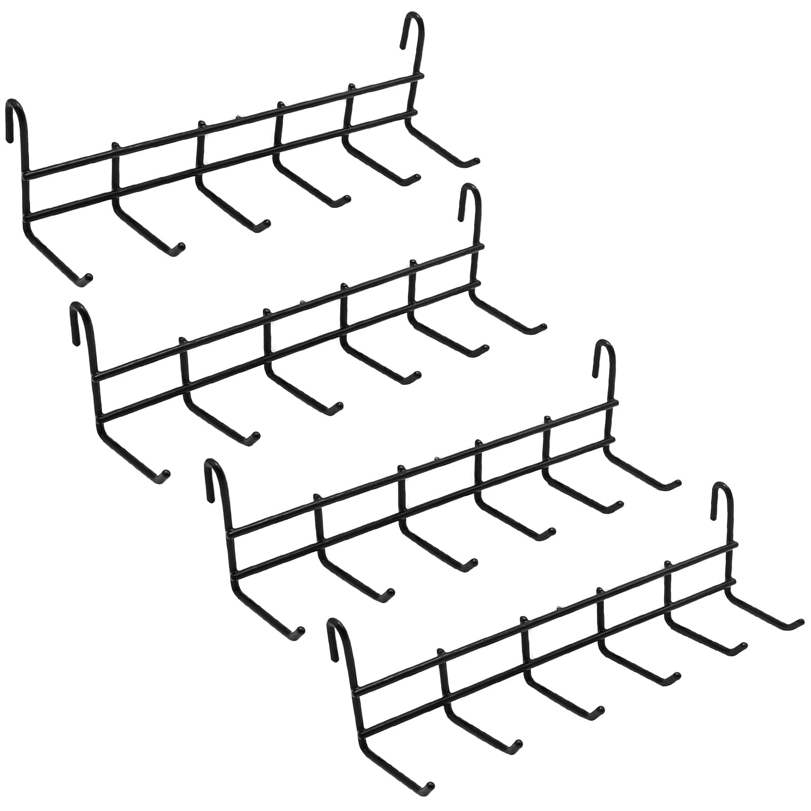Sturdy Iron Meshes Basket Hook with Flexible Hook Spacing Pack of 4 for ...