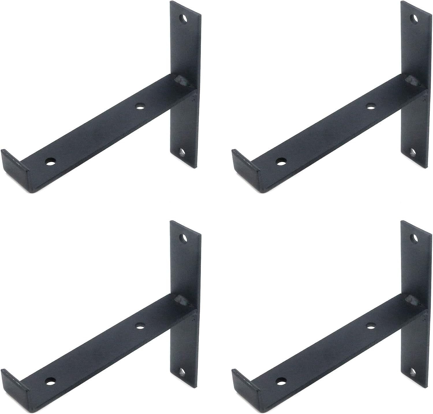 Sturdy Iron Rack for Wall-Mounted Kitchen Shelves - 4pcs 6-Inch ...