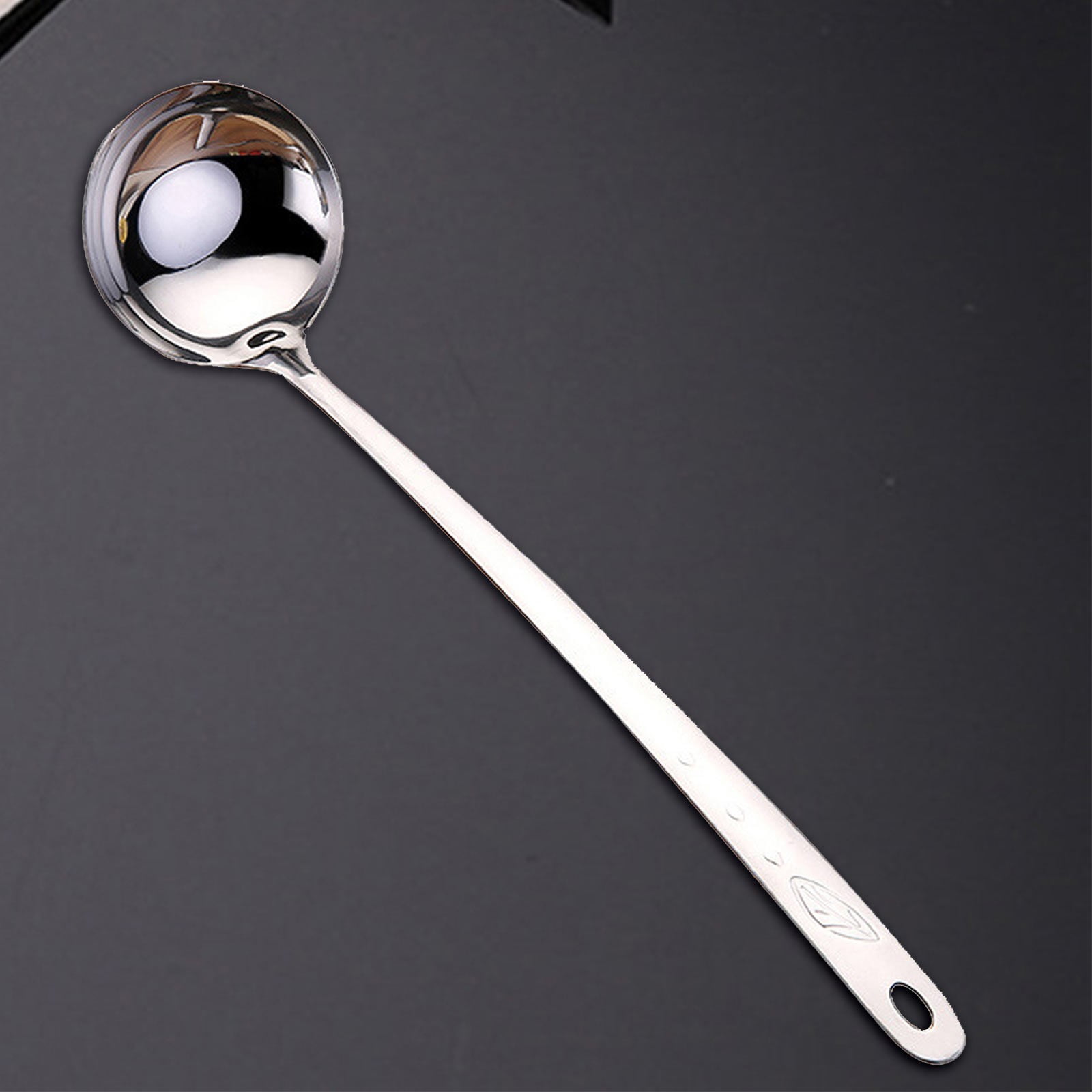 Sturdy Long Handle Stainless Steel Soup Ladle - Ergonomic Kitchen ...