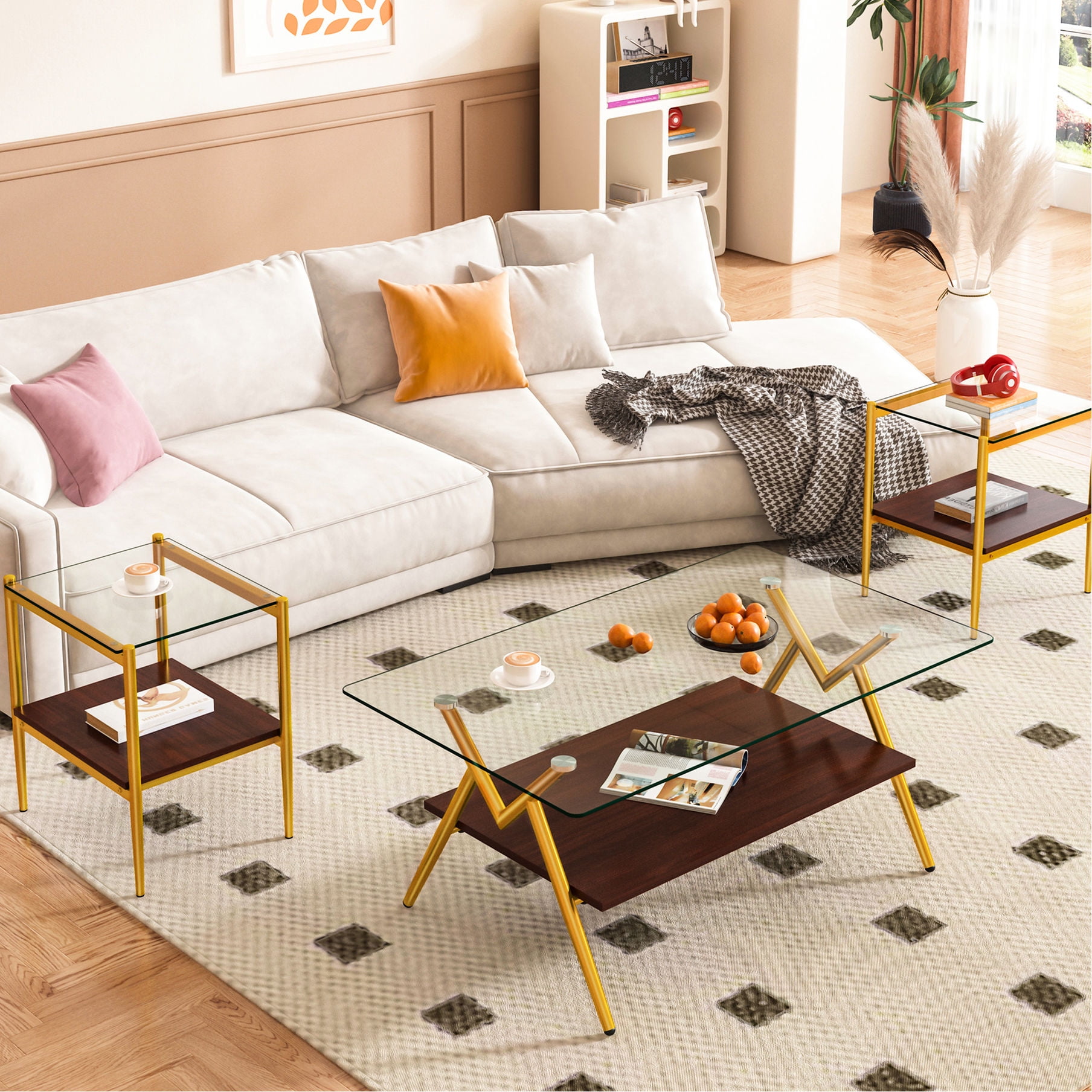 Sturdy MDF Storage / In Regular Living Room Activities / Practical ...