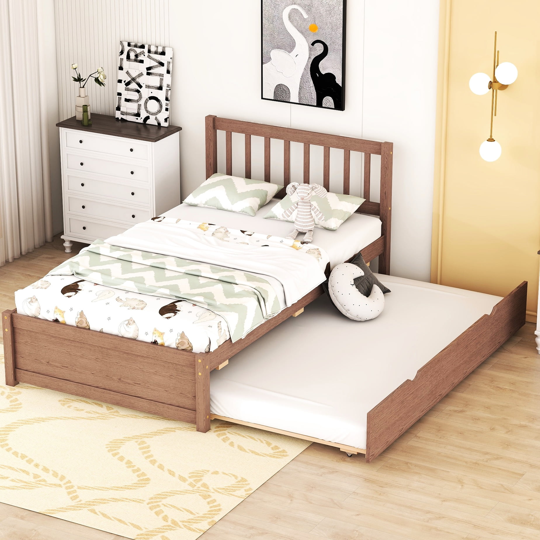 Sturdy Materials - Modern Style - Guest Bedroom - Twin Bed with ...