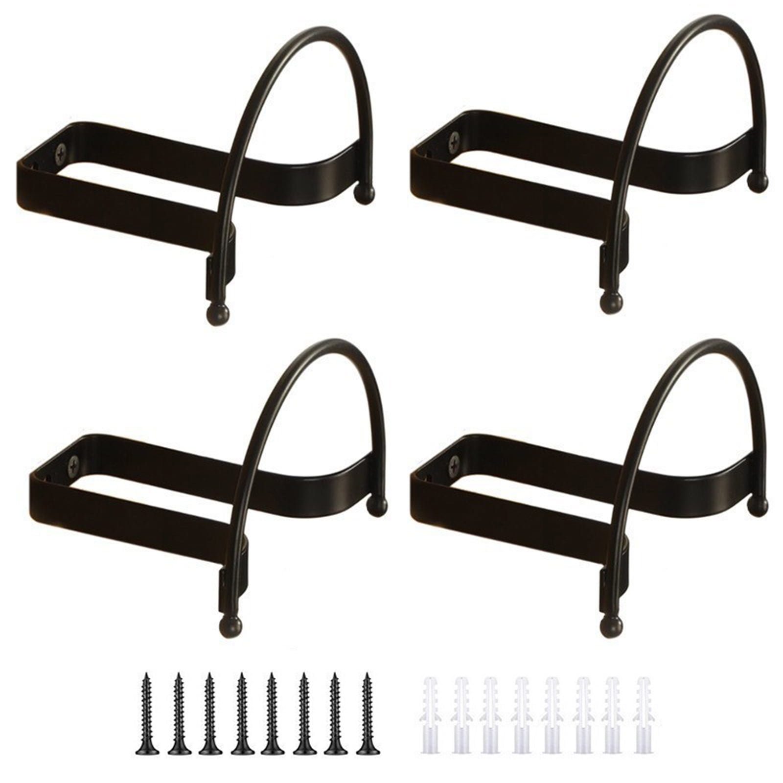 Sturdy Metal Arched Holder Wall Mount for Hats Accessories Closet ...